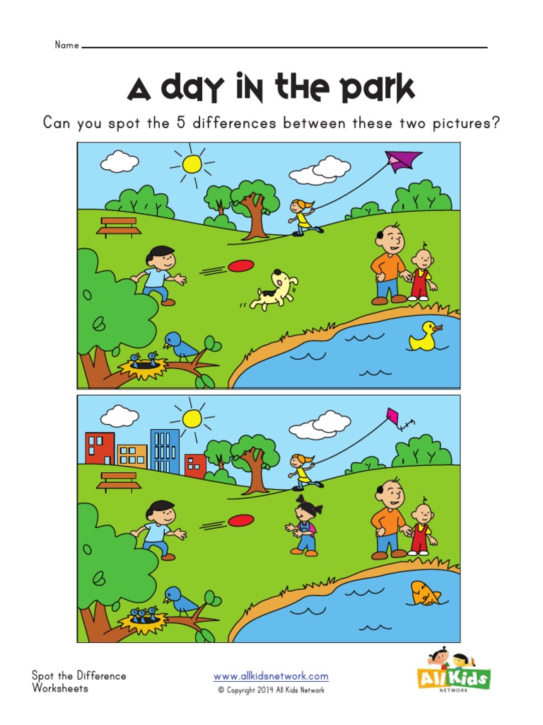 Spot The Difference Park