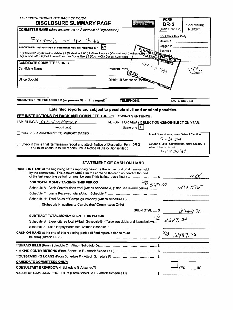 Voluntary Report | PDF | Political Action Committee | Government