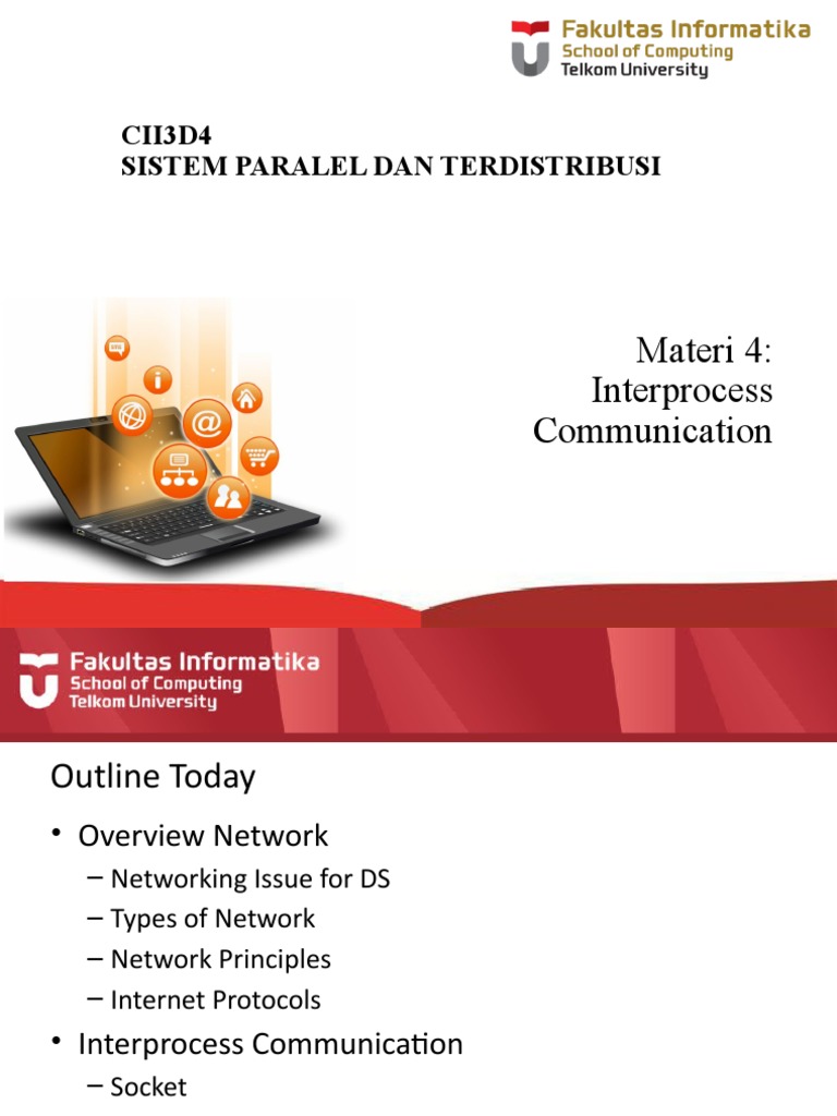 CII3D4 SisTerPar 04 Interprocess Communication v2 | PDF | Network Socket | Computer Network