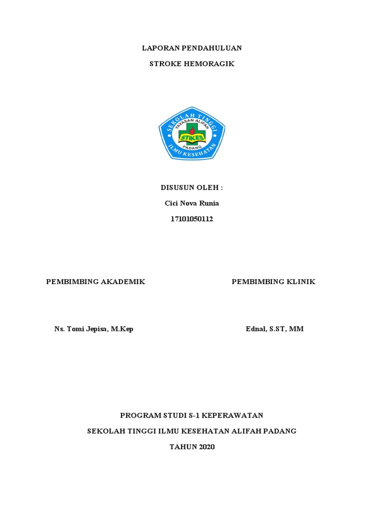 LP Stroke Hemoragik Cici | PDF
