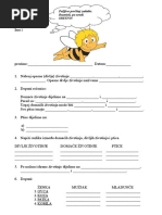 IMENICE I GLAGOLI - Listić | PDF