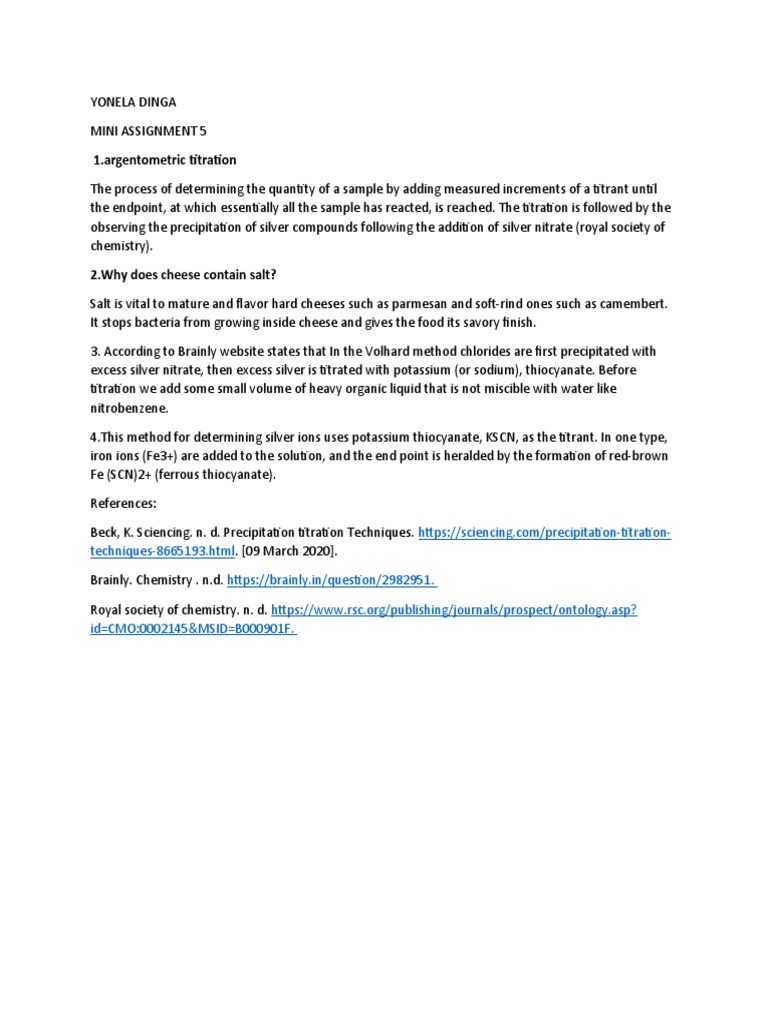 1.argentometric Titration: Techniques-8665193.html - Id CMO:0002145 ...