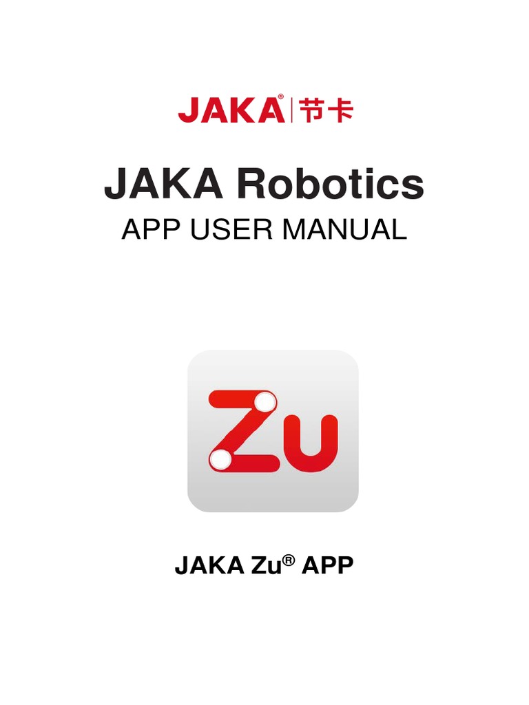 JAKA Robotics: App User Manual | PDF | Input/Output | Mobile App