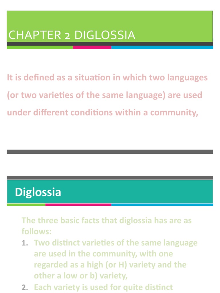 Understanding Diglossia Types And Functions Pdf Multilingualism