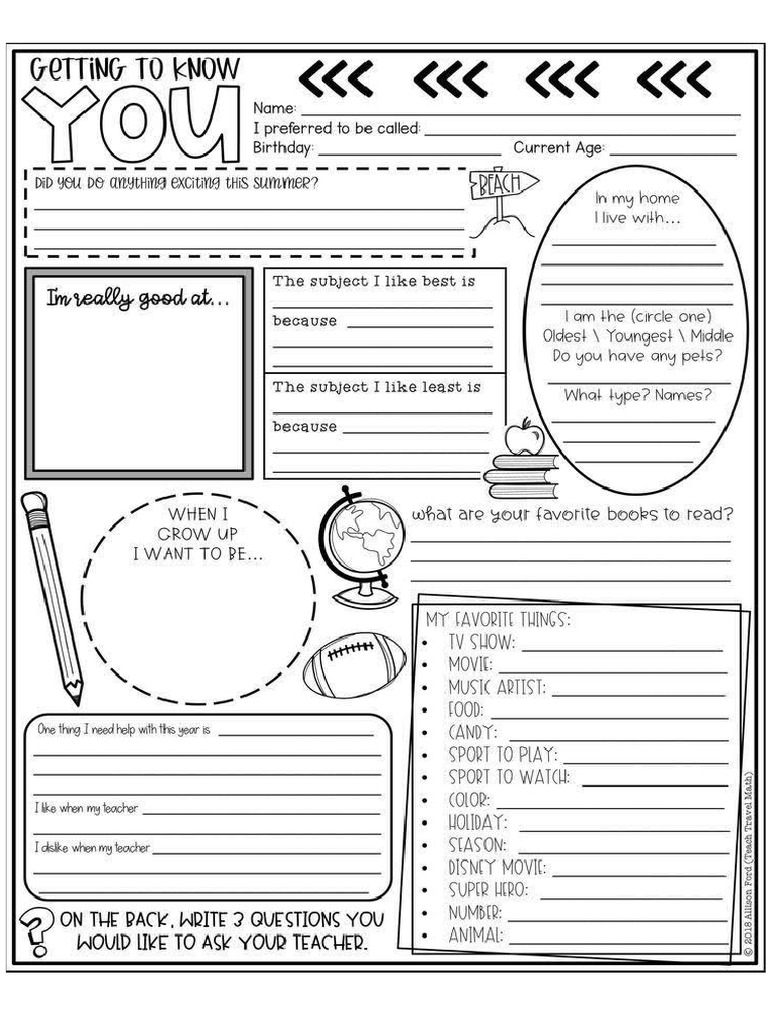 Getting To Know Me | PDF