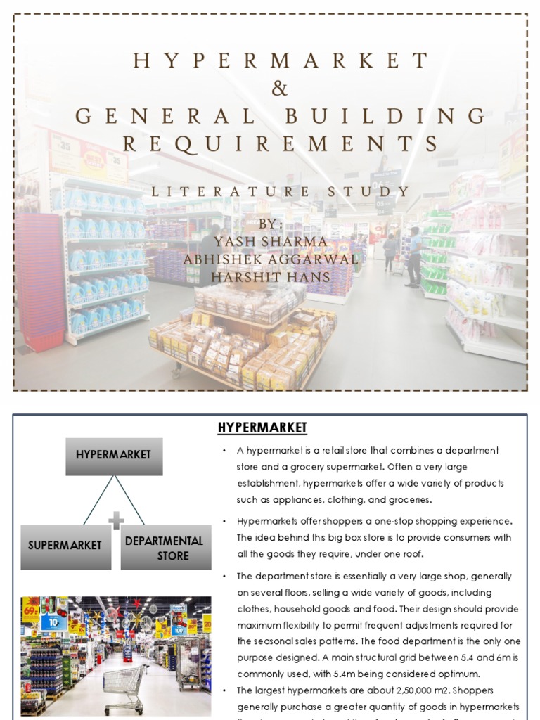 Hypermart Study | PDF | Supermarket | Big Box Store