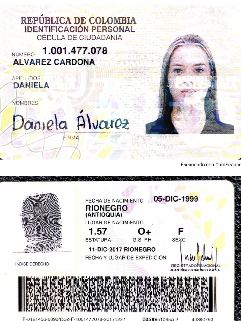 Cédula Daniela | PDF