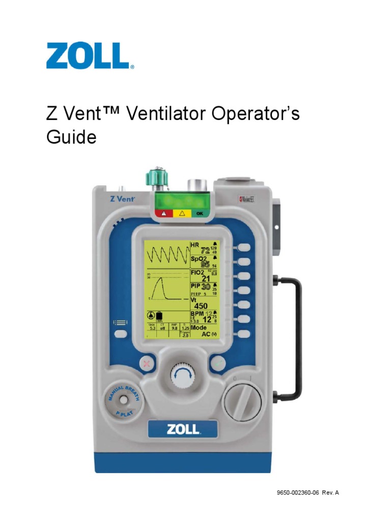 Zoll Z Vent | PDF