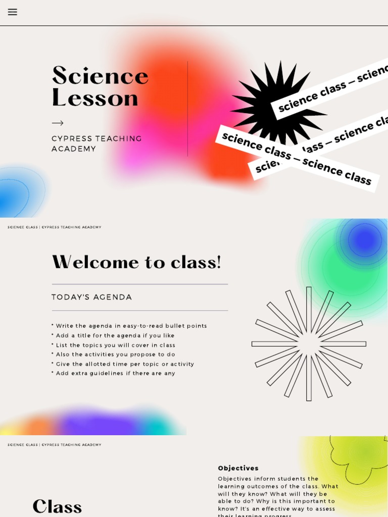 Science Lesson: Cla Ss - Sci Enc | PDF | Pedagogy | Behavior Modification