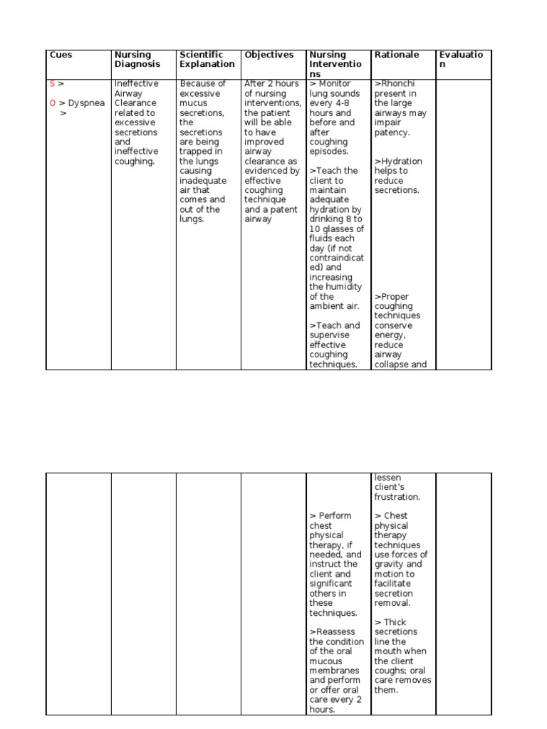 NCP COPD | Breathing | Respiratory Tract