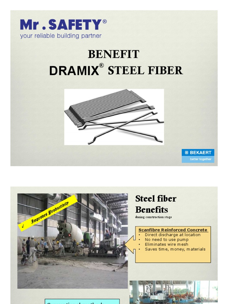 Dramix: Steel Fiber Benefit | PDF