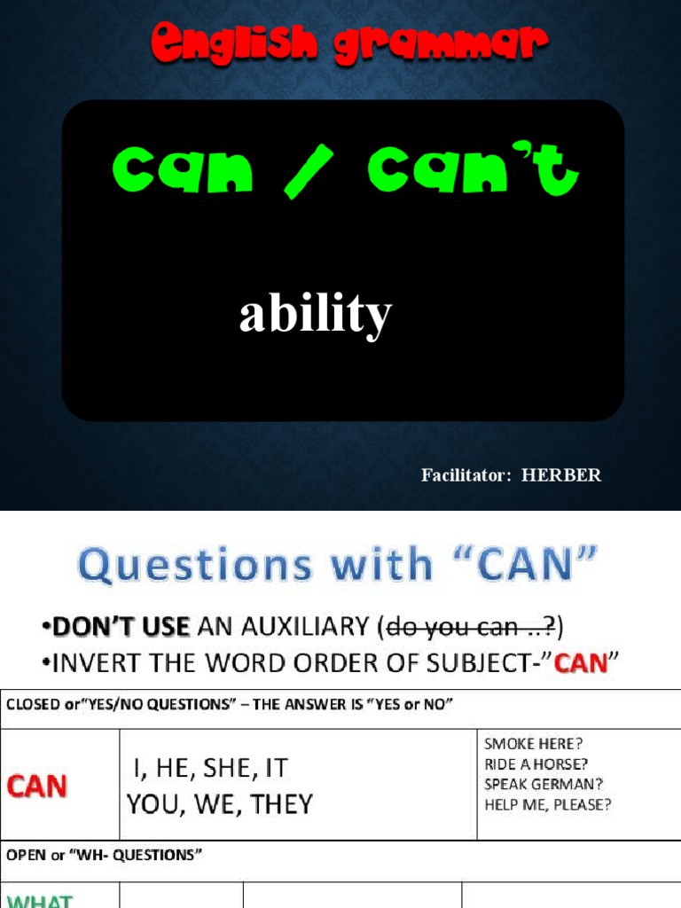Animal Abilities: Can vs. Can't Guide | PDF | Language Arts ...