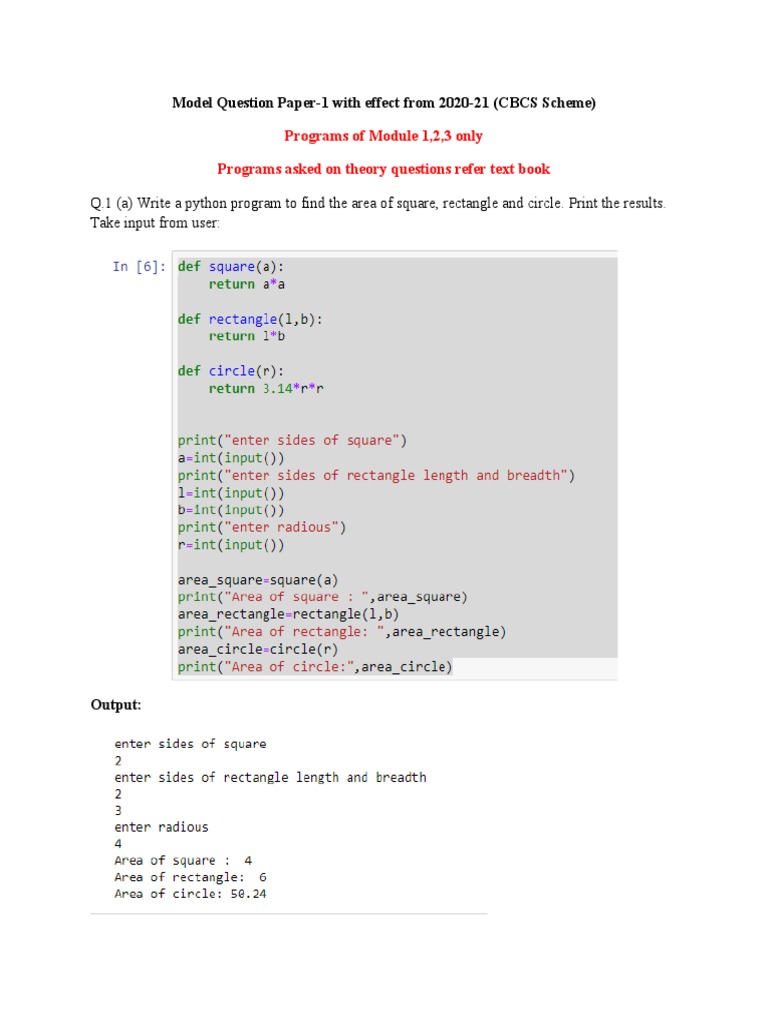Model Qp Programs Pdf Parameter Computer Programming Python Programming Language 1754