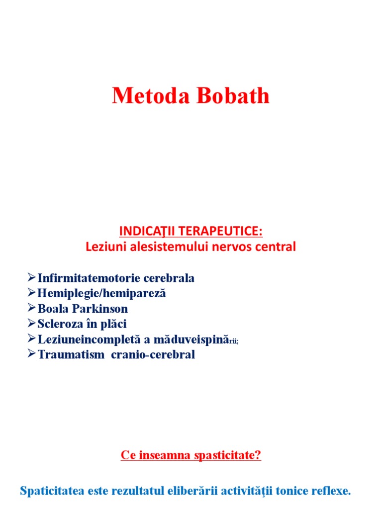 Metoda Bobath | PDF