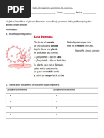 Ficha 4 Concordancia Género y Número | PDF | Adjetivo | Sustantivo
