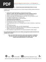 Sample Property Inspection Letter | PDF