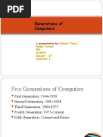 Generations of Computers Presentation | PDF