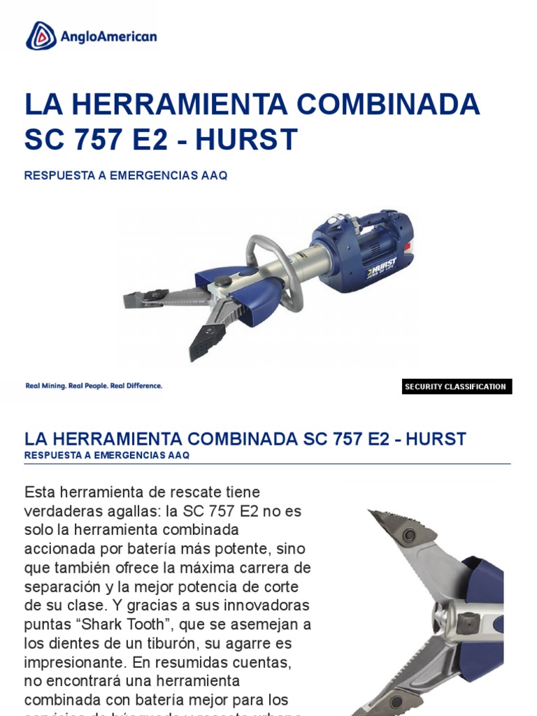 La Herramienta Combinada SC 757 E2 - Hurst | PDF