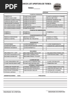 Check List de Embarque de Productos | PDF