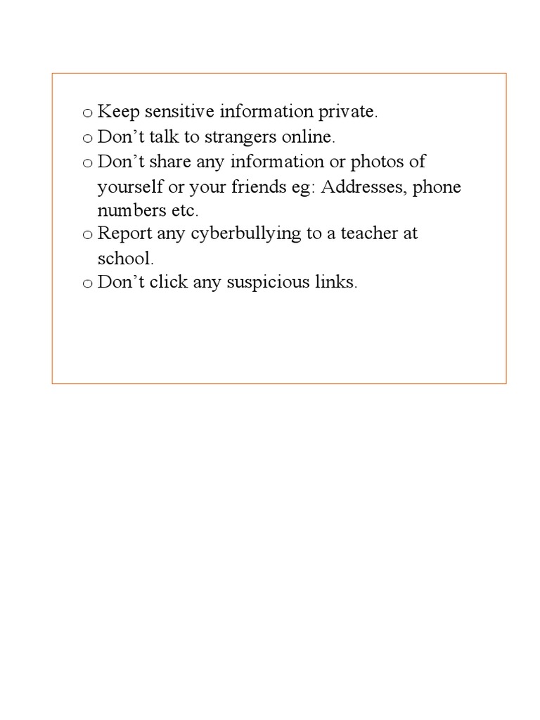 Internet Safety | PDF