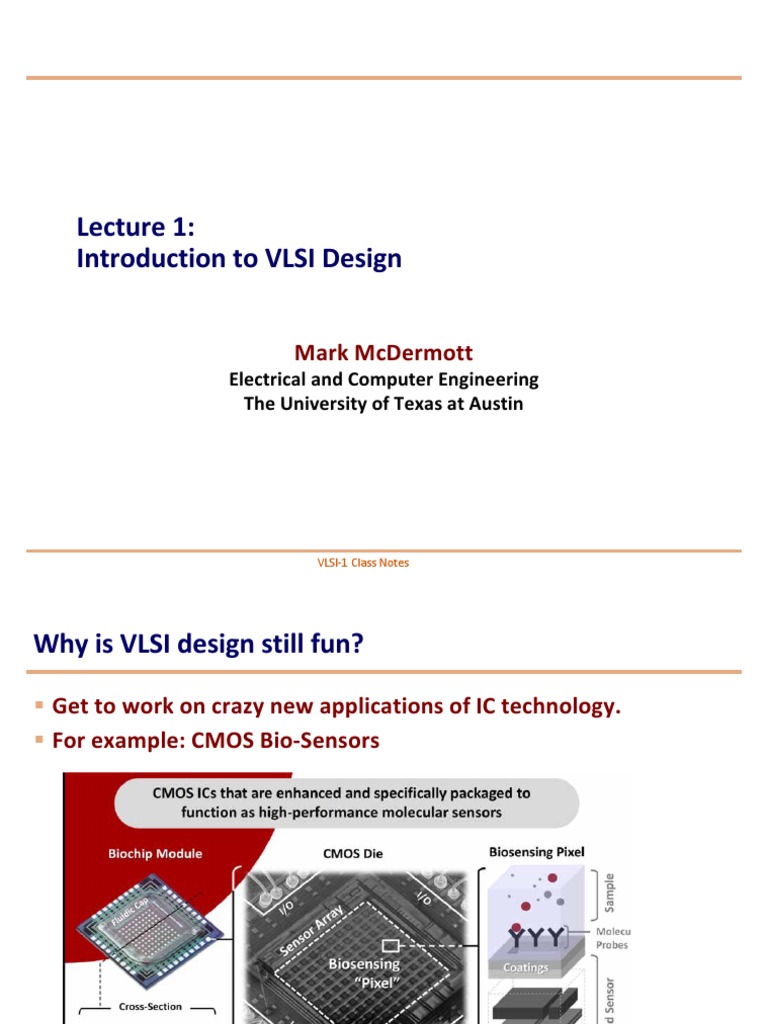 Lecture 1 Introduction To Vlsi Pdf Mosfet Integrated Circuit