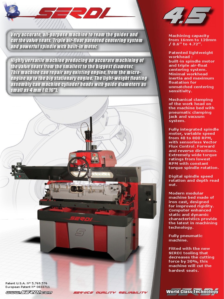 Serdi 4.5 | PDF | Electric Motor | Machines