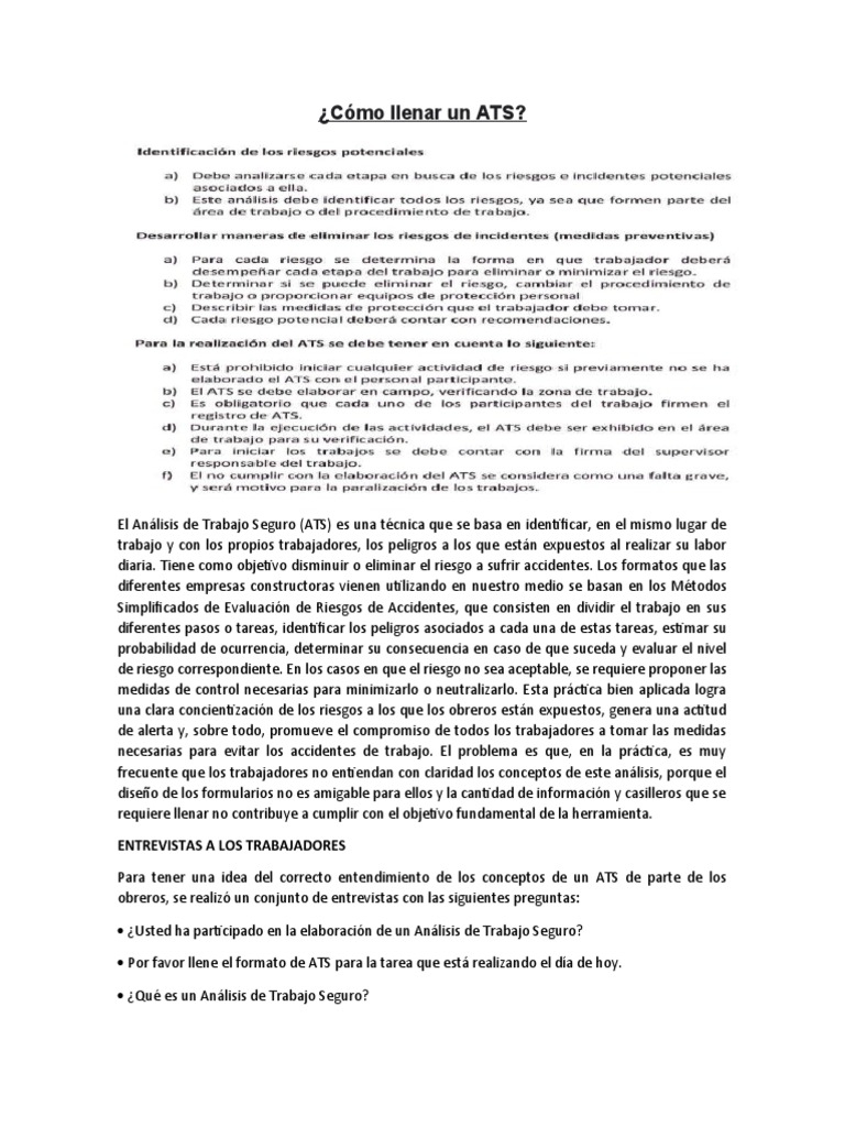 Cómo Llenar Un ATS | PDF | Riesgo | Business