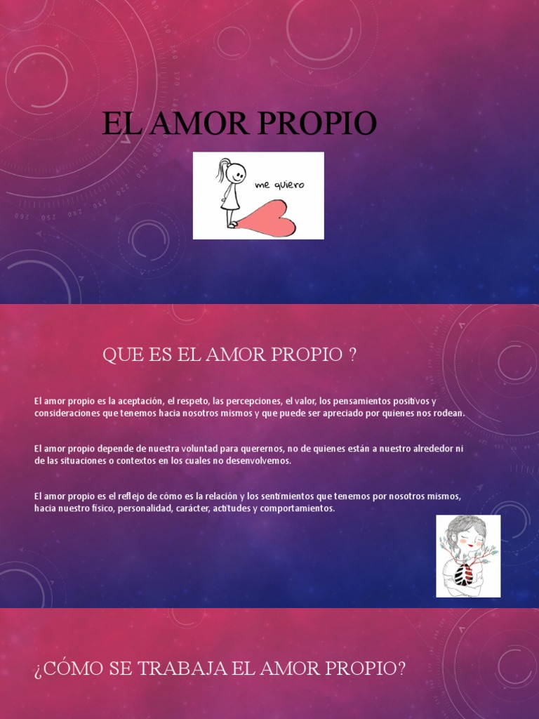Amor Propio: Clave para la Autoestima | PDF | Autoestima | Psicología ...
