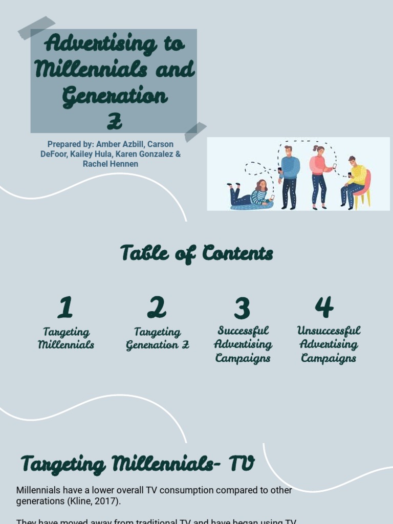 Consumer Research Powerpoint - Advertising To Millinnials and ...