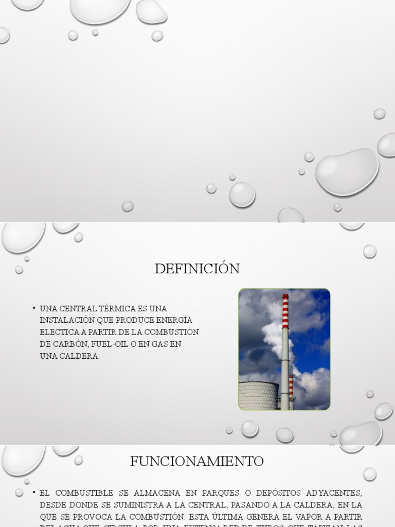 Generación Térmica | PDF | Vapor | Producción de energía