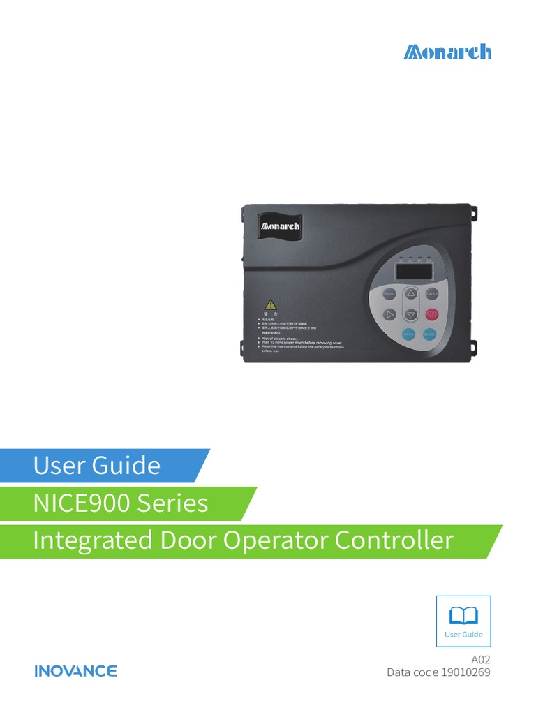 Manual Nice900 | PDF | Electrical Wiring | Electric Motor