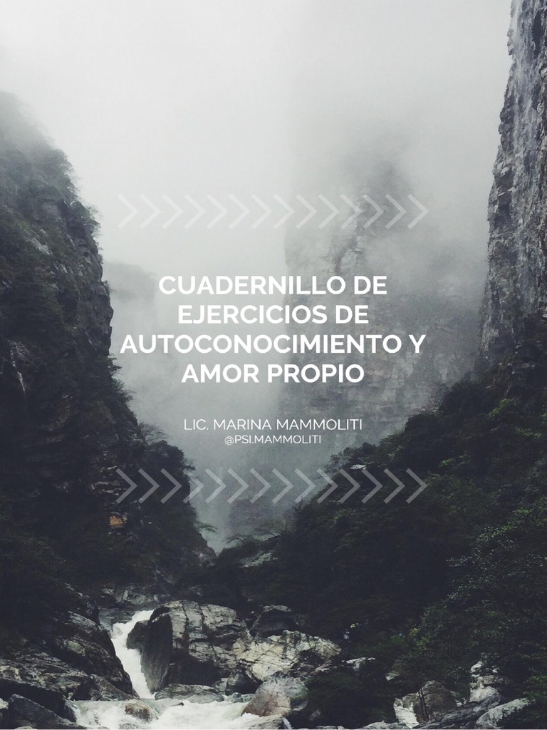 Cuadernillo Autoconocimiento Y Autoestima Pdf Autoestima Amor