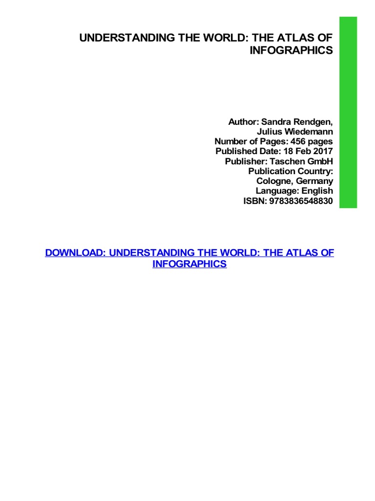 Download: Understanding The World: The Atlas of Infographics | PDF ...
