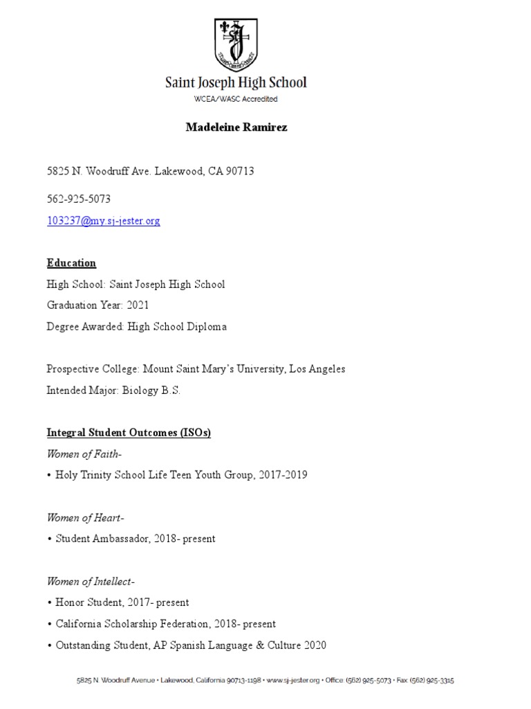 Senior Capstone 2021 Resume | PDF | Students | Educational Stages