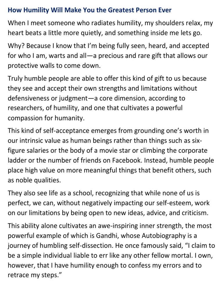 Practice Worksheet-1 | Download Free PDF | Humility | Self Esteem