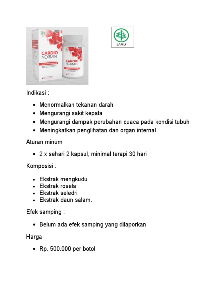 Suplemen Kesehatan Herbal | PDF
