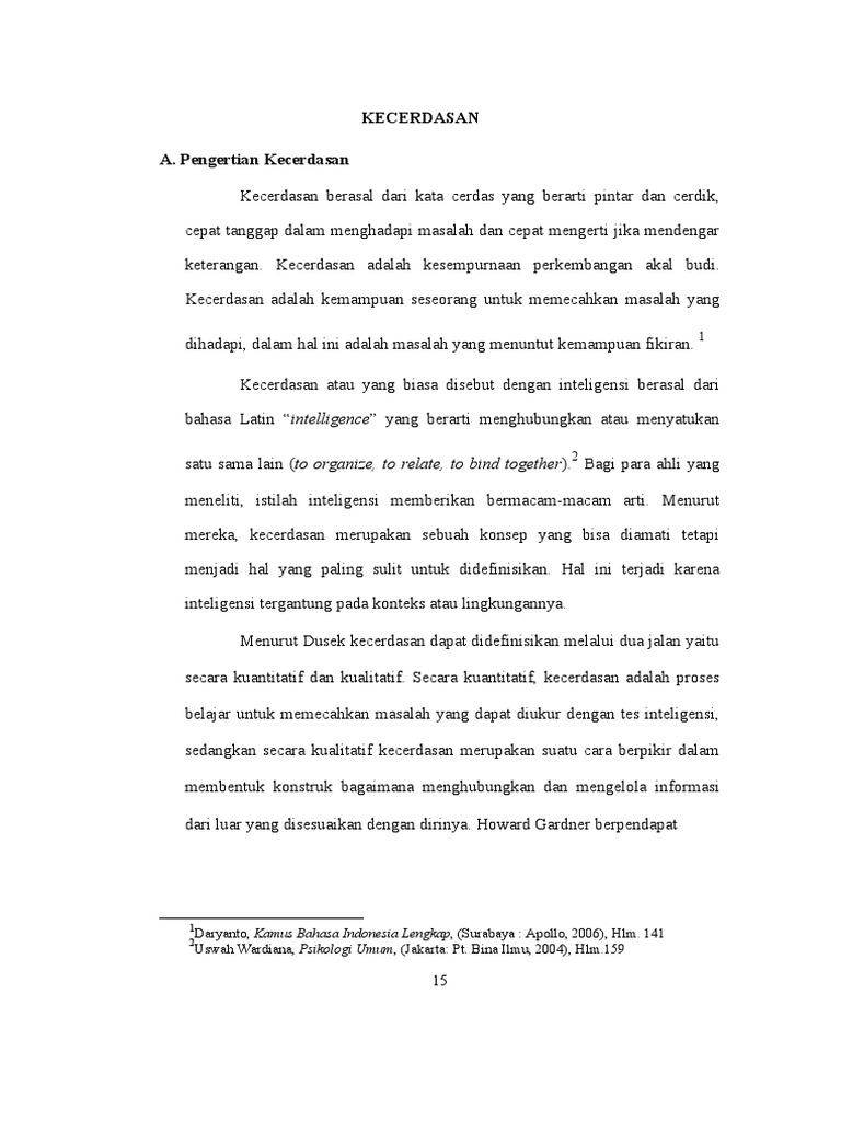 Kecerdasan Psi Pend | PDF