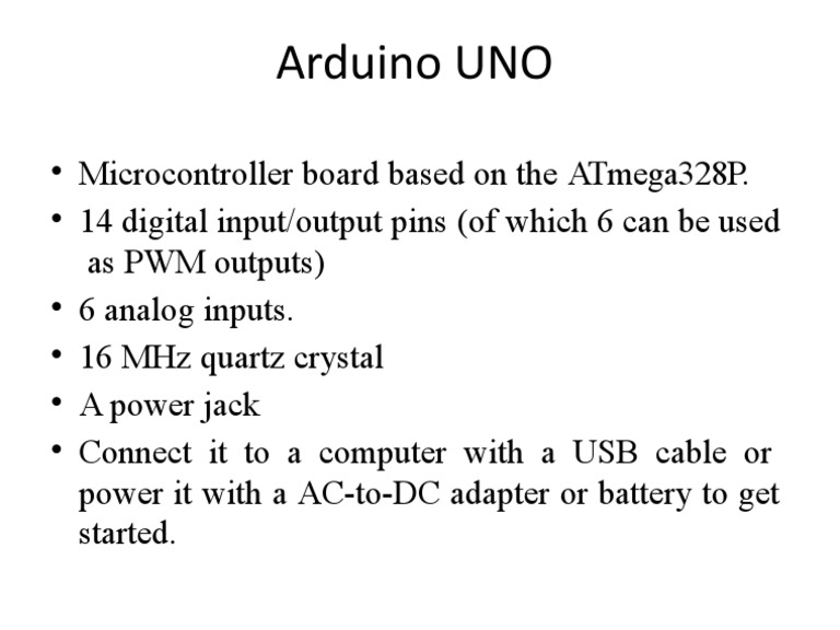 An Introduction to the Arduino UNO Microcontroller Board: Its Core ...