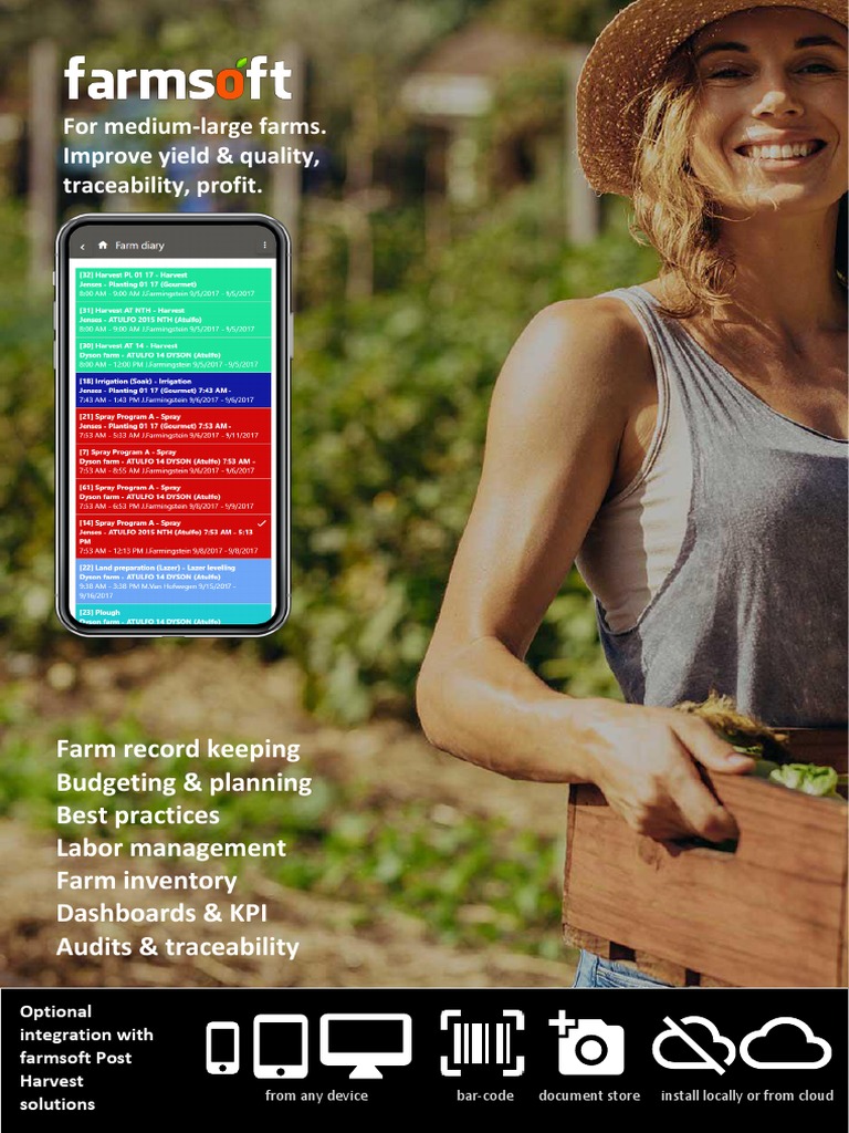 FarmSoft Farm Management Software | PDF | Inventory | Farms