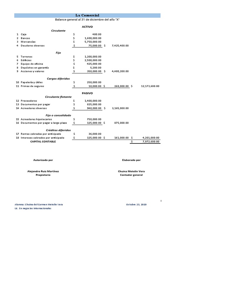Balances Generales 2019 Empresas | PDF | Hoja de balance | Contabilidad