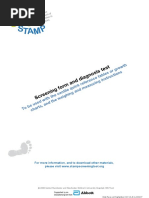 STAMP Screening Tool Pediatric | PDF | Percentile | Malnutrition