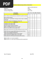 Door and Window Inspection Checklist | PDF | Technology & Engineering
