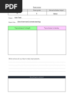 Final Exam Cover Page Template | PDF