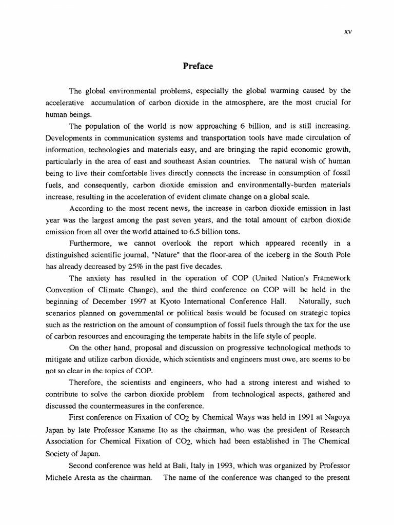 Preface | PDF | Climate Change | Intergovernmental Panel On Climate Change