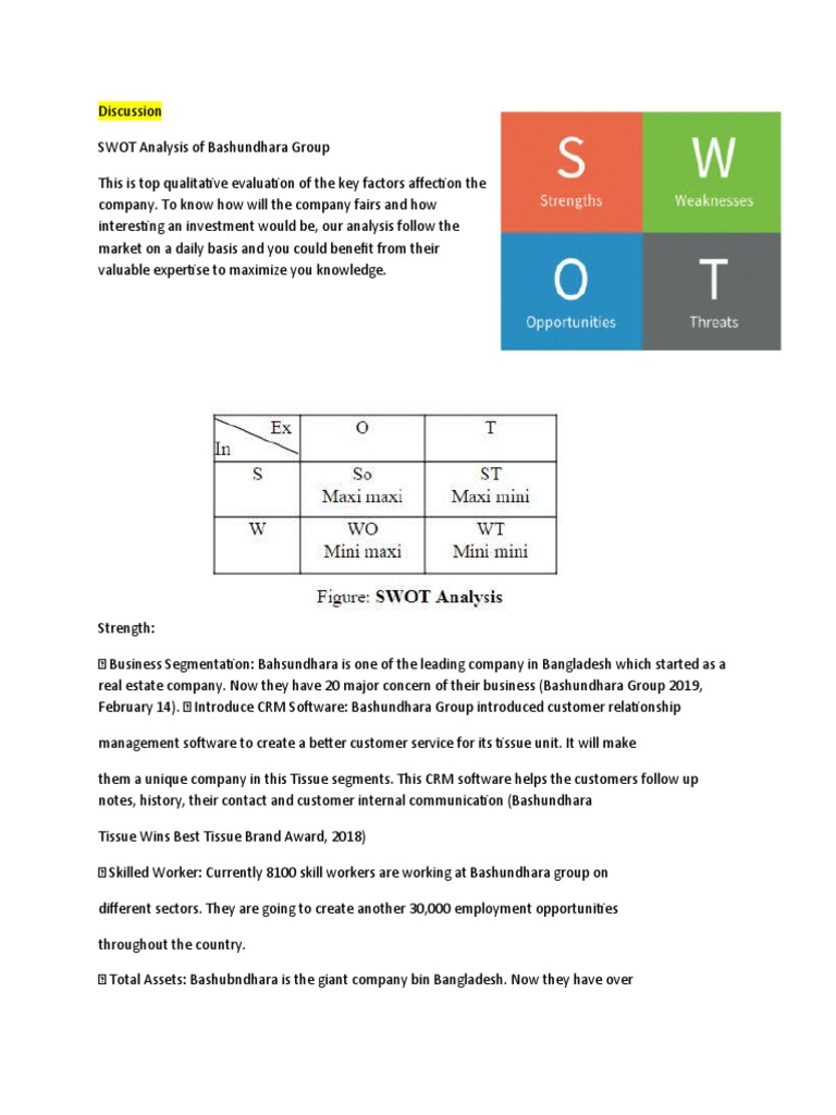 SWOT | PDF | Customer Relationship Management | Swot Analysis