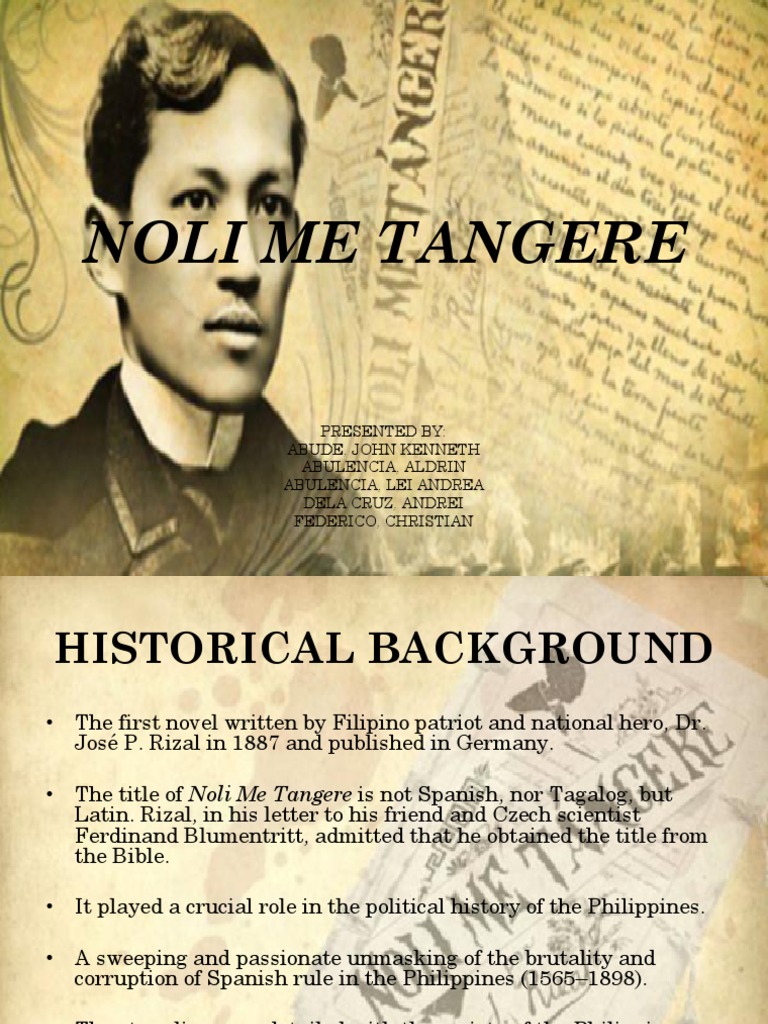 🏷️ Noli me tangere all characters. Who are the characters of Noli Me ...