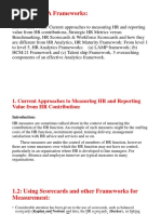 LAMP Framework for HR Analytics | PDF | Turnover (Employment) | Analytics