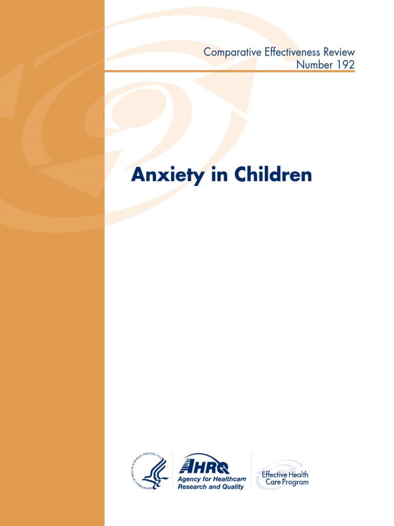Anxiety Children Report | PDF | Anxiety Disorder | Psychotherapy