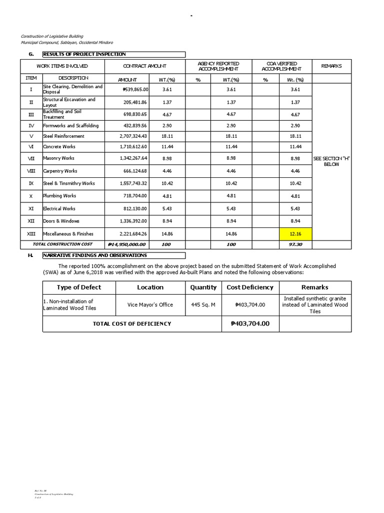 Sample LD Computation | PDF | Economic Sectors | Building Engineering