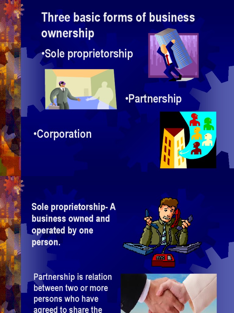 Three Basic Forms of Ownerships | PDF | Partnership | Justice